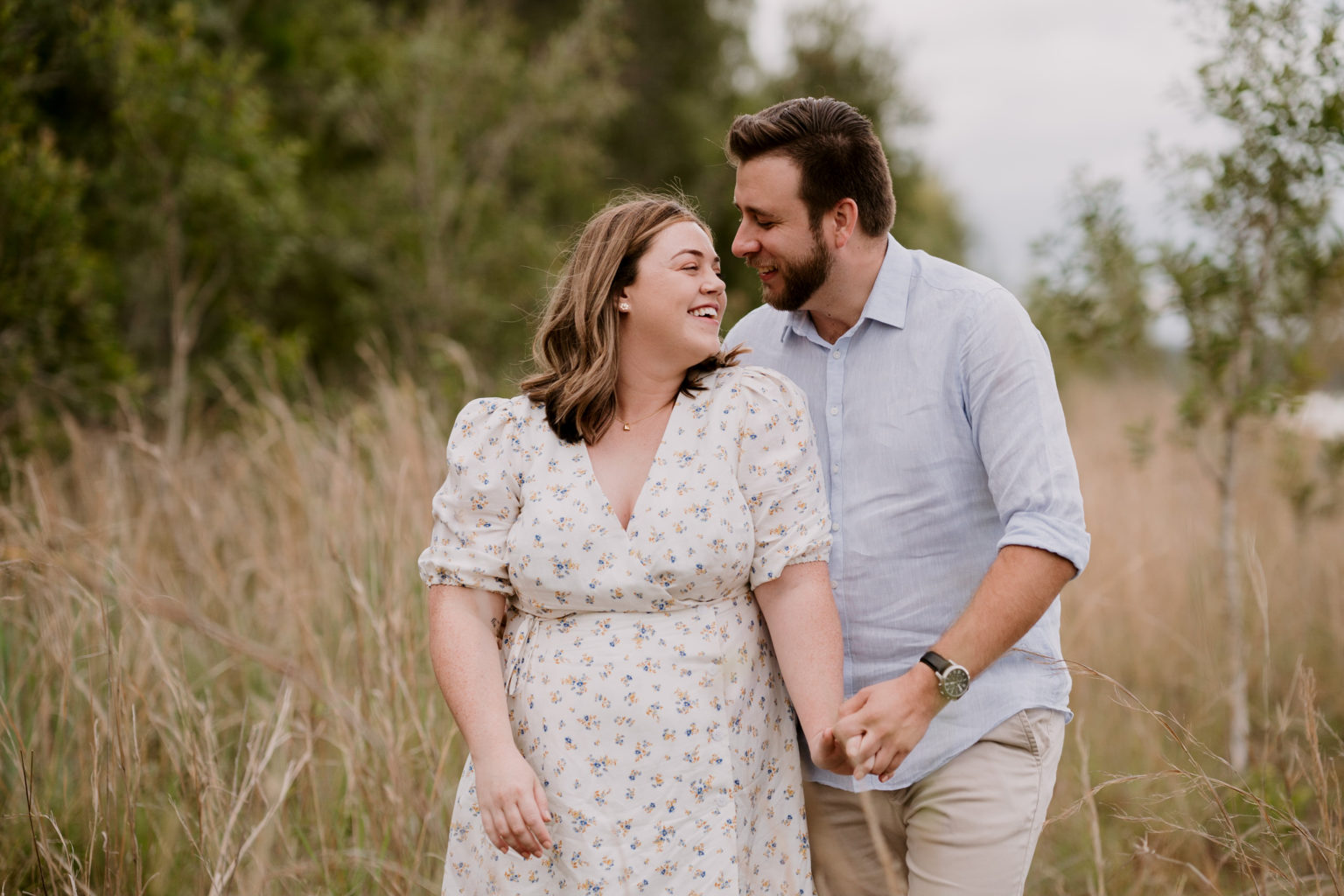 Get your fiancé excited for wedding photos!