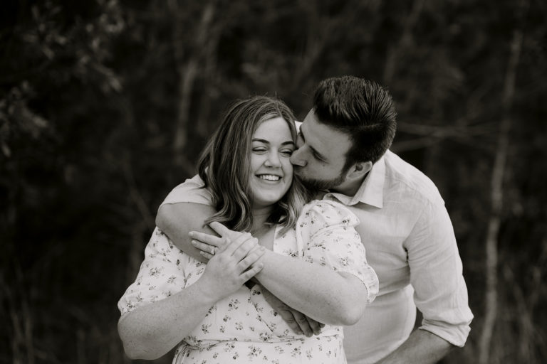 Get your fiancé excited for wedding photos!