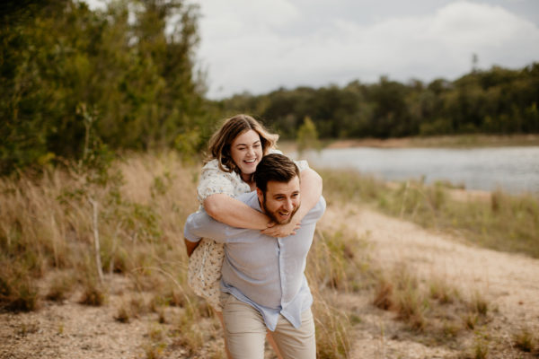 Get your fiancé excited for wedding photos!