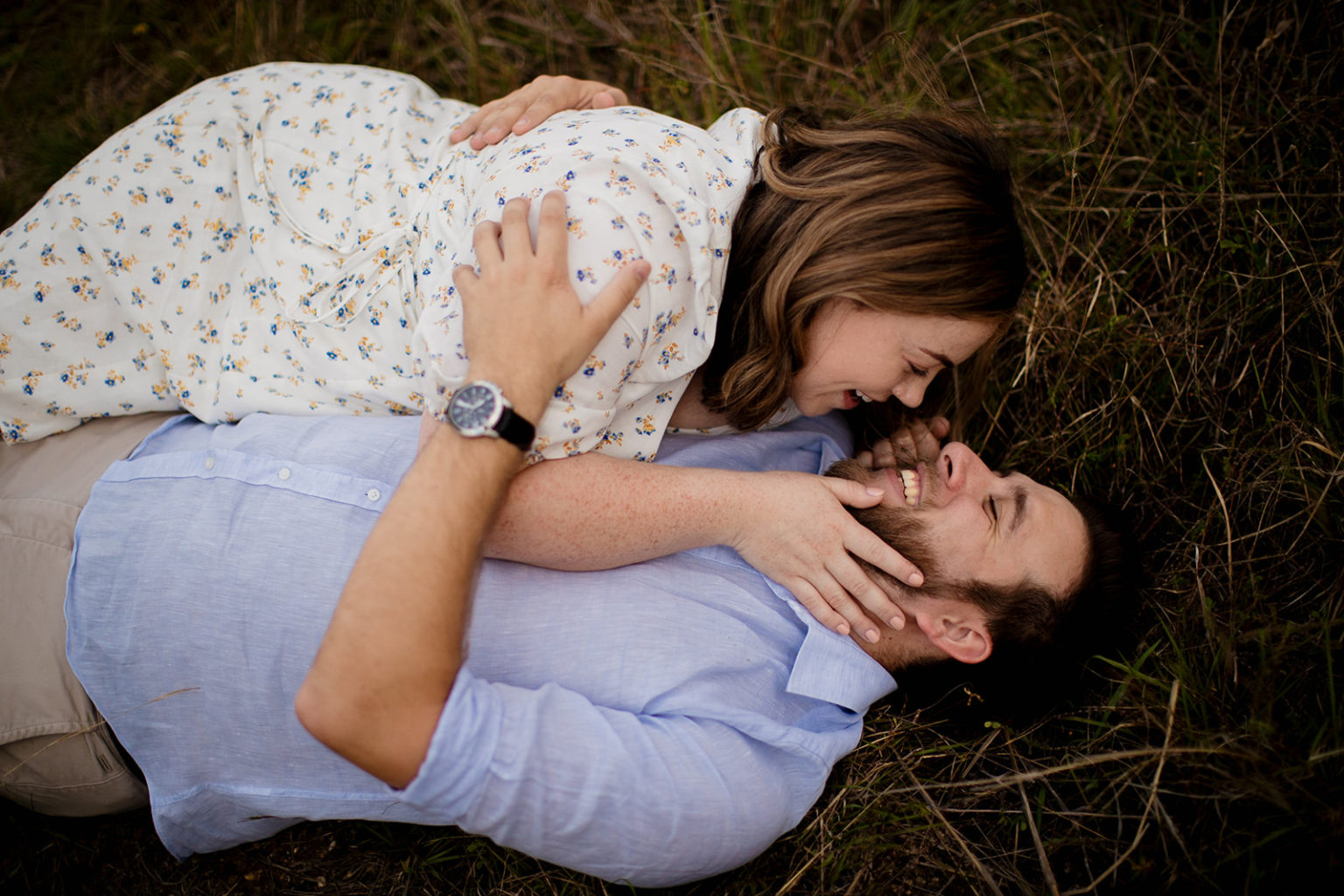 Get your fiancé excited for wedding photos!